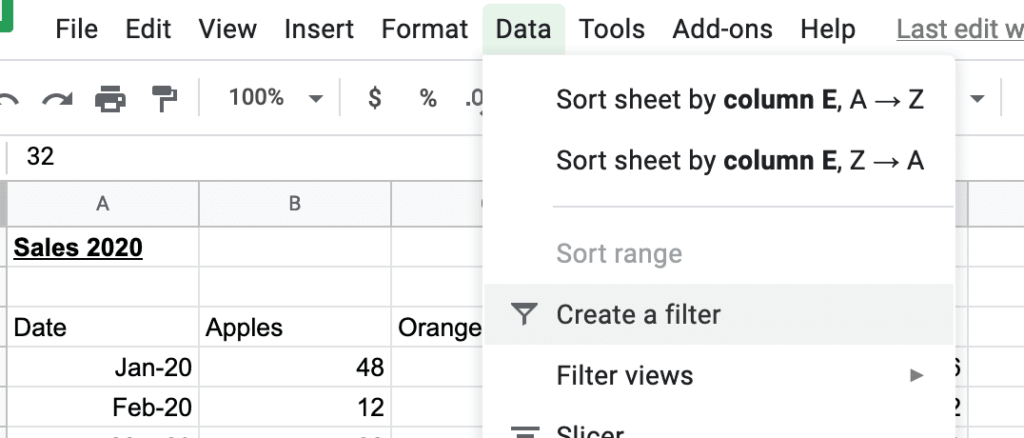 How to make Tables in Google Sheets — 3 Easy Ways