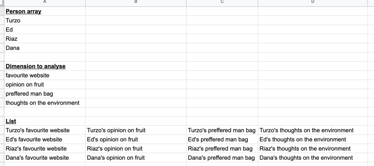 How to create Dynamic Arrays in Google Sheets