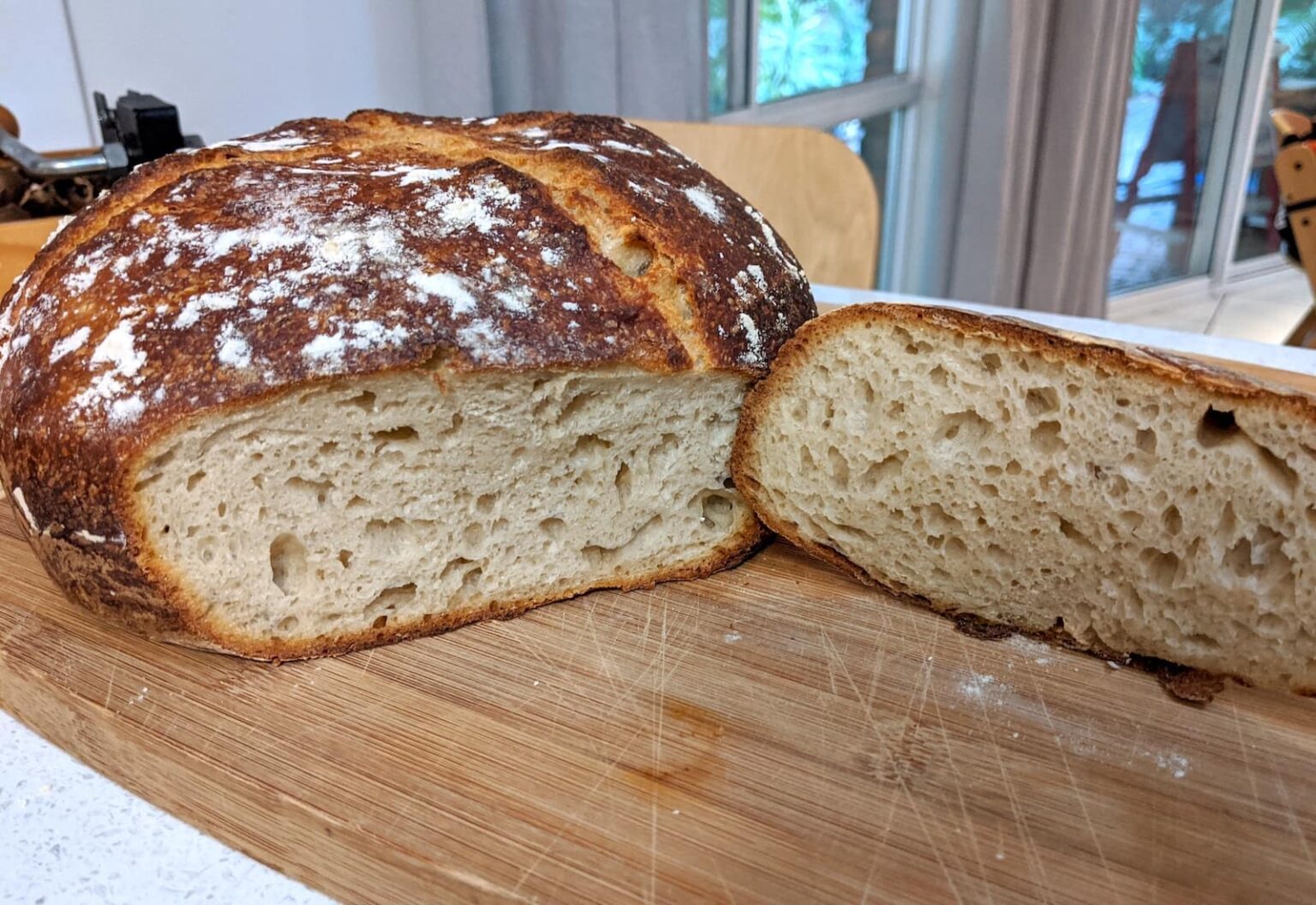 The Grounding Effect of Baking Sourdough Bread