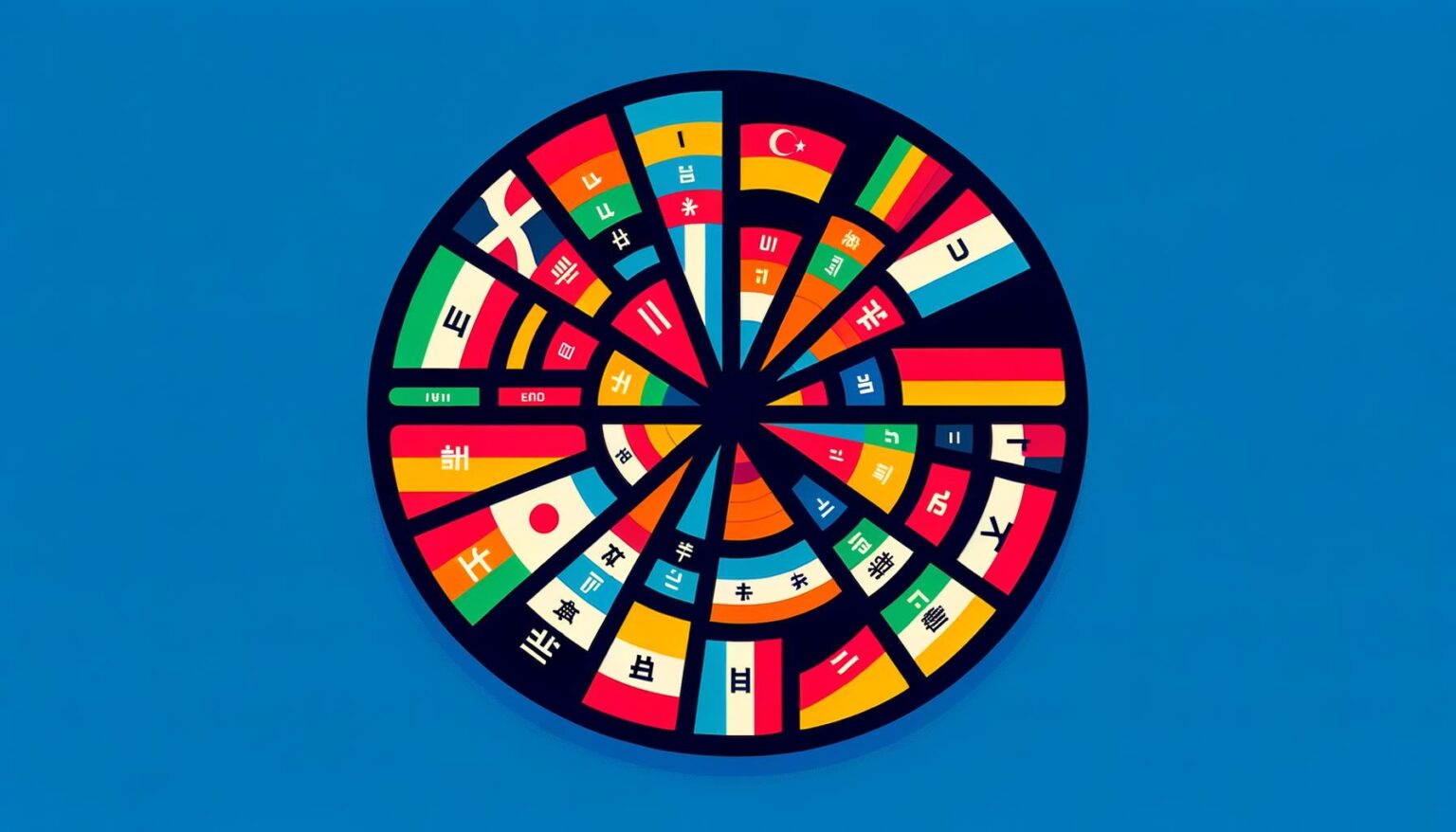 Fun Words for Pie Charts in Languages I Speak